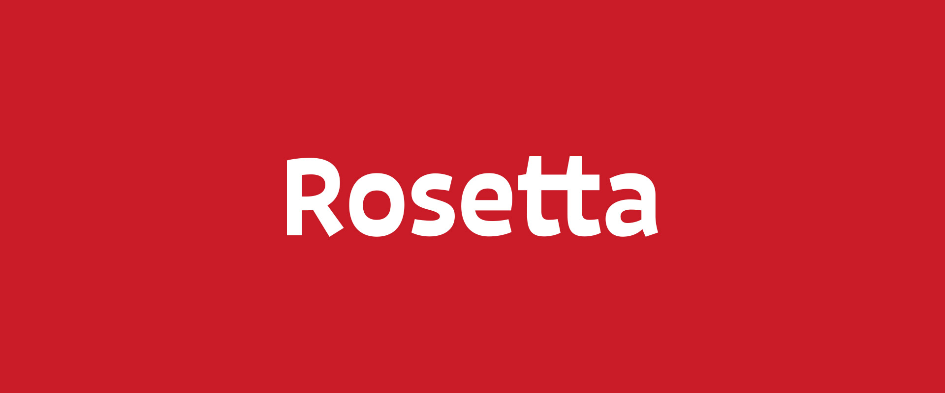 Rosetta - Design portál