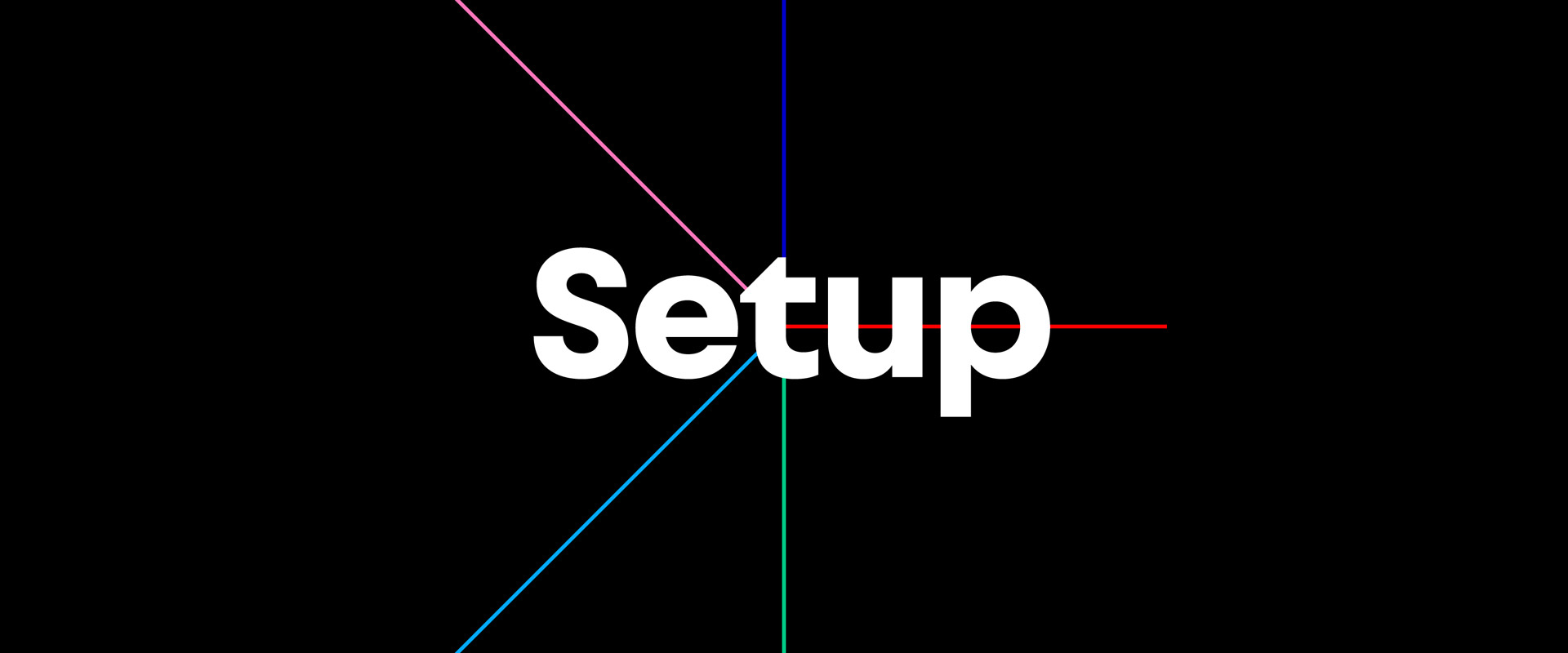 Setup - Design portál
