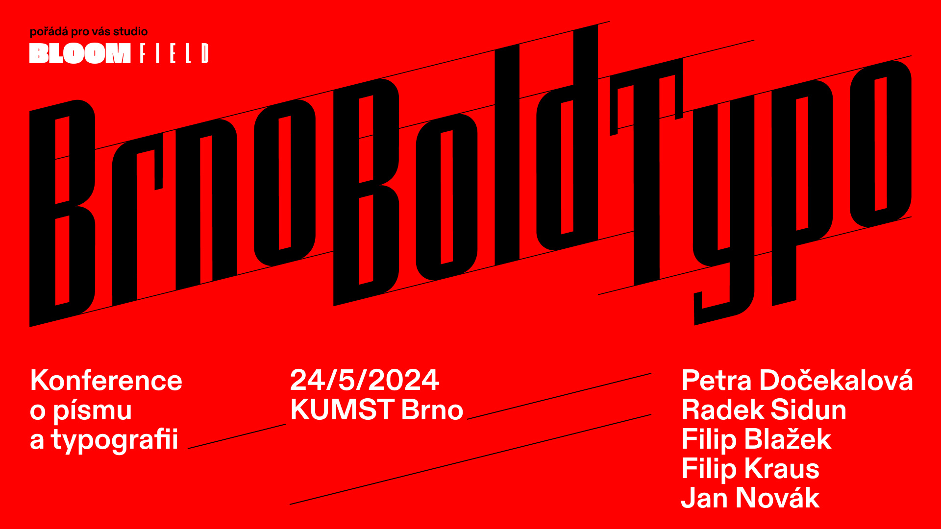 Konference o písmu a typografii Brno Bold Typo 2024 - Design portál