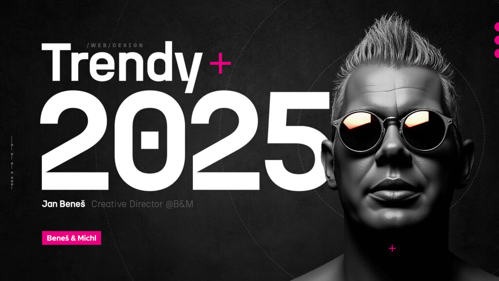 Trendy pro rok 2025 v designu a webdesignu - Design portál